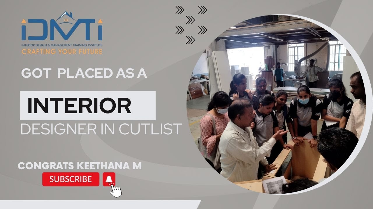 keerthana M | RYMEC Bellary | Interior Designer | Software Training | CMTI - YouTube