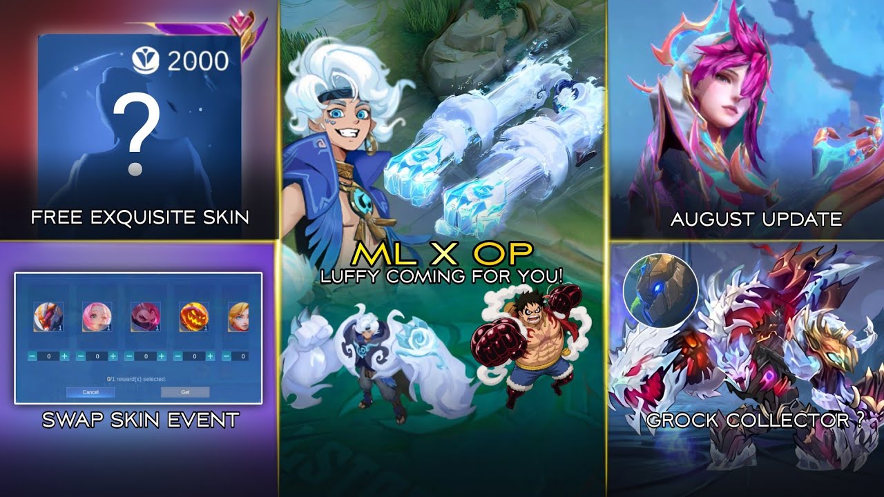 ALL SKILLS OF NEW HERO, FREE EXQUISITE SKIN, SWAP SKIN EVENT - Mobile ...