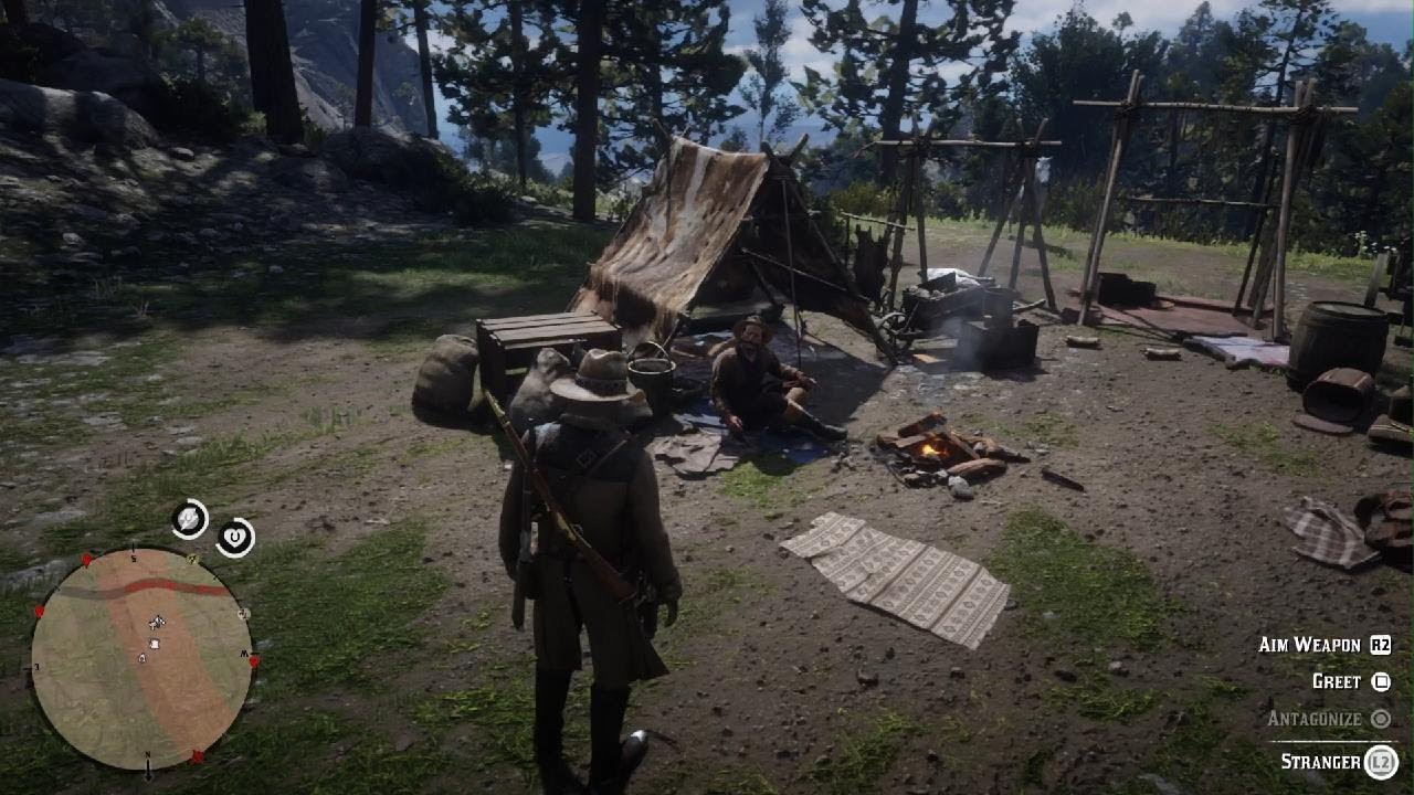 Red Dead Redemption 2 Hunter Recognizes Arthur - YouTube