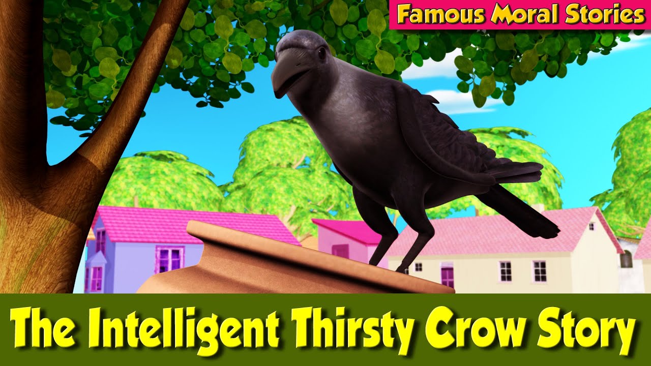 The Intelligent Thirsty Crow Story - YouTube
