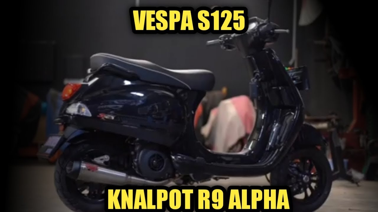 KNALPOT R9 ALPHA || VESPA S125 - YouTube