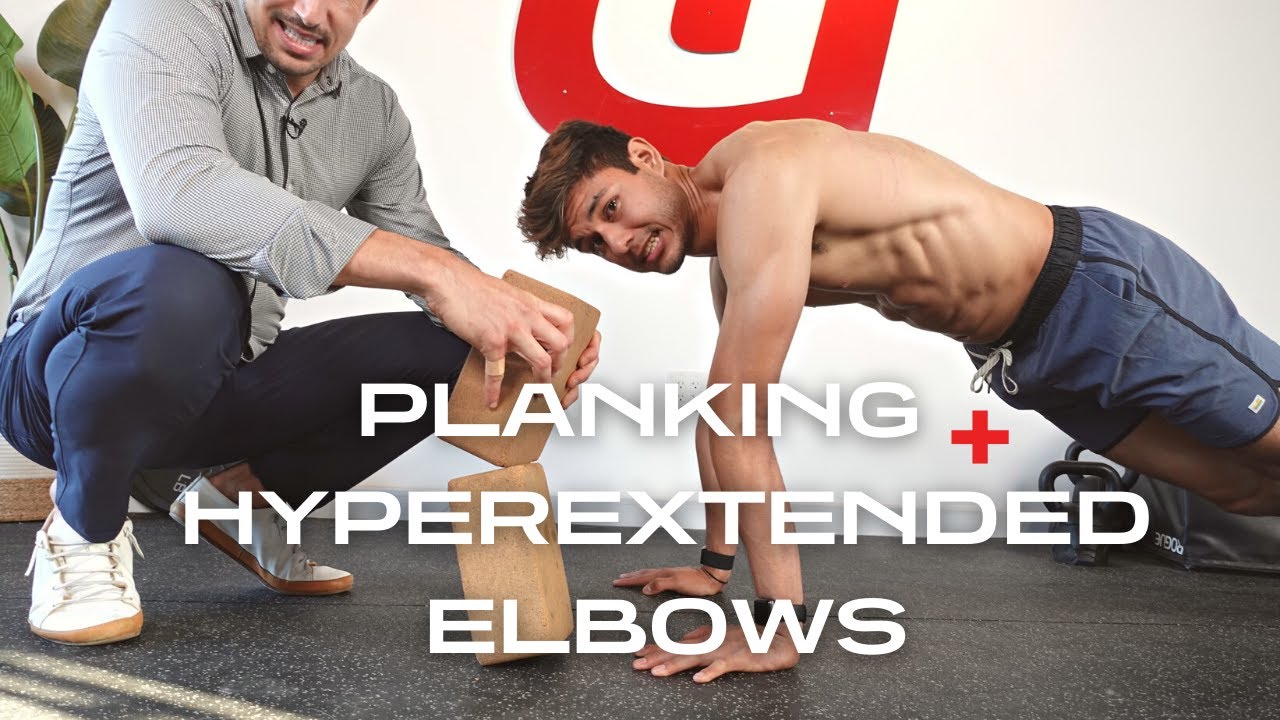 Do you have hyperextend elbows? Try this plank exercise! - YouTube