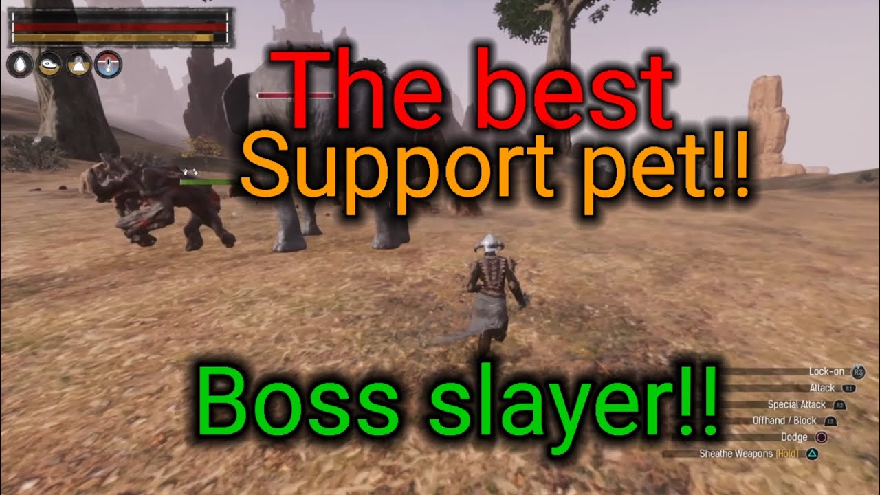 The best support pet!! kill any boss super easy conan exiles 2024 age ...
