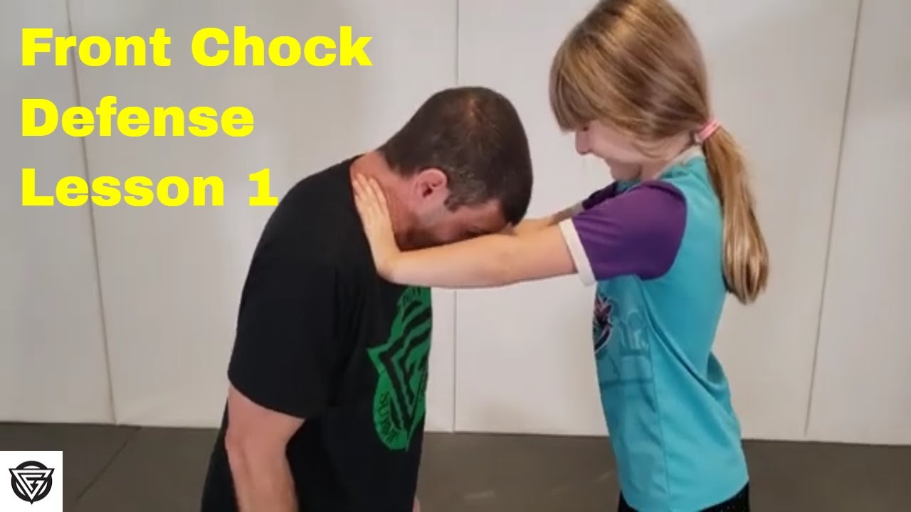 Front Choke Self-Defense | Basic BJJ Technique | Jiu-Jitsu for Kids ...