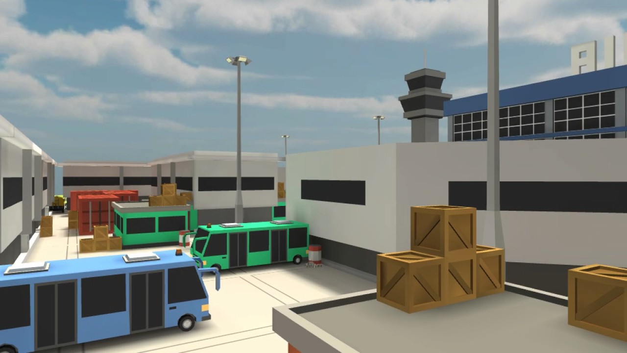 War Attack Free FPS - Map Airport - YouTube