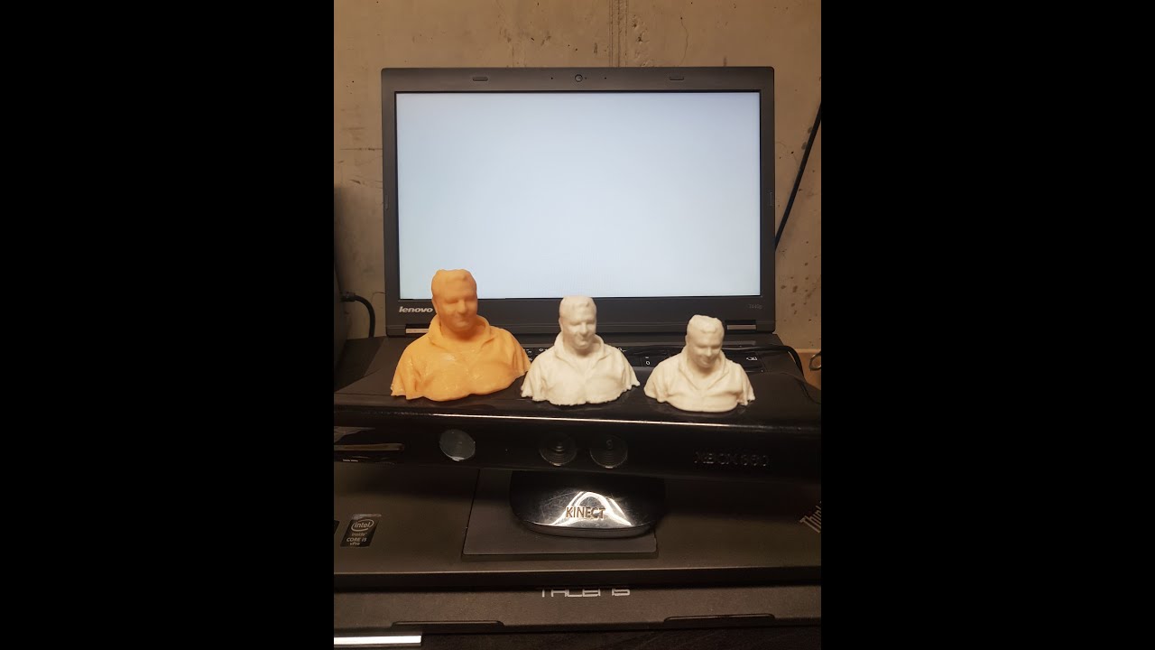 scanner 3d kinect xbox 360 skanect - YouTube