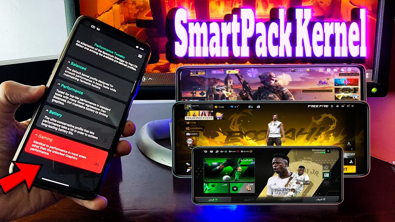 المعدل الرهيب SmartPack Kernel⚡ زيادة الاداء 1000 % ⚡ تفعيل وضع الألعاب والبطارية لجميع الهواتف ...