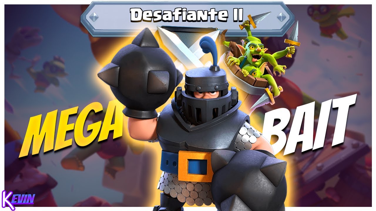 LOG BAIT COM MEGA CAVALEIRO na Desafiante ll | CLASH ROYALE - YouTube
