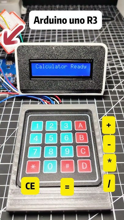 DIY Arduino-based sustainable computing calculator #project #diy #arduino #electronic #creative ...