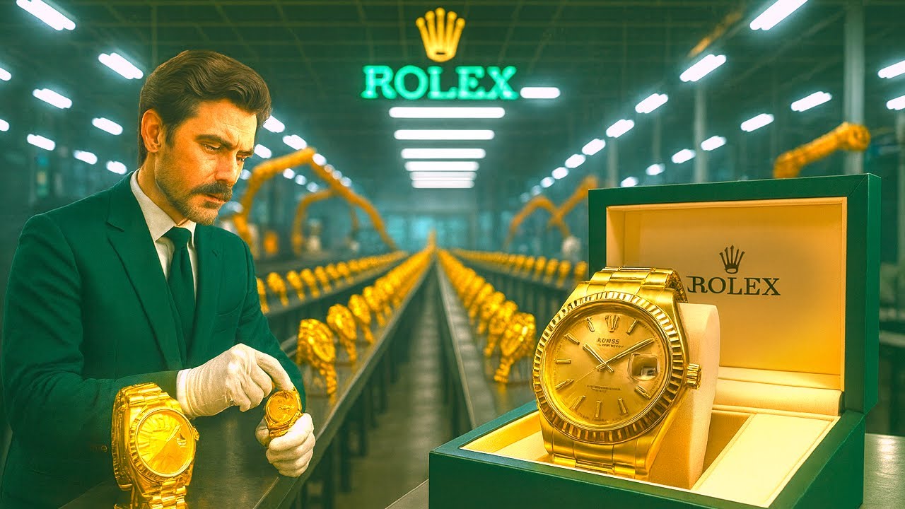 HOW are ROLEX WATCHES MADE of $500K 💰 | FACTORY PROCESS 🏭 - YouTube