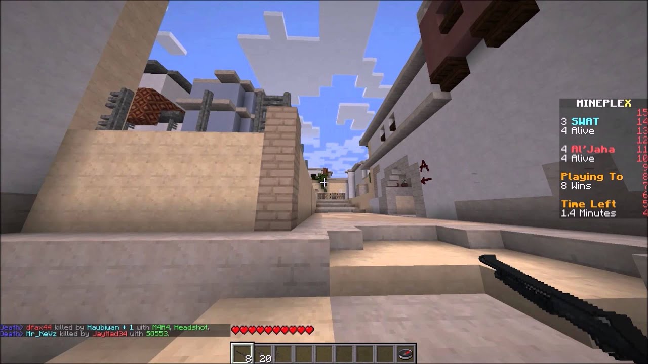 Minecraft Mine-Strike #2 Uppdatering med ny map! (Svenska) - YouTube