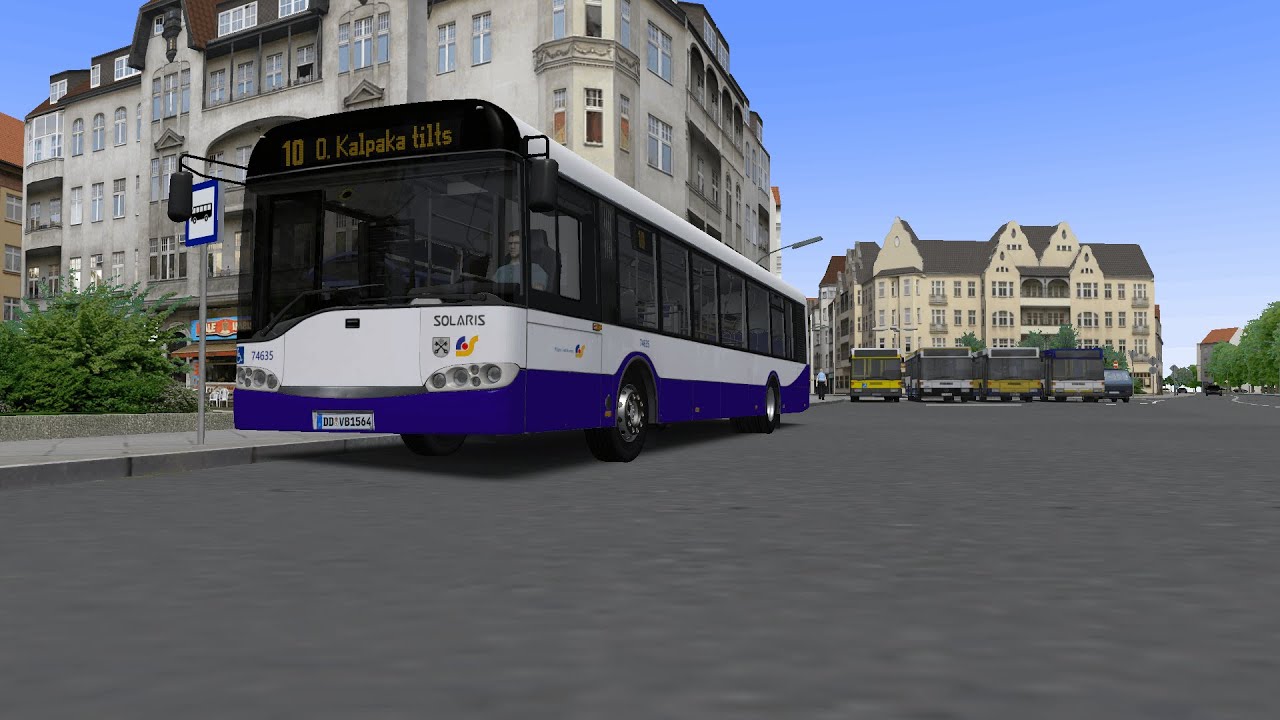OMSI 2 - Solaris Urbino 12 II Riga repaint #74635 | Liepaja V1.2, Line ...