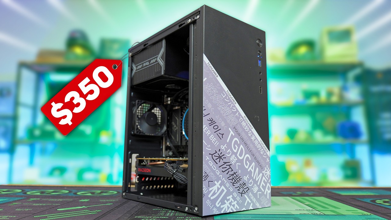 We Built a $350 Gaming PC - EASY to UPGRADE! - YouTube