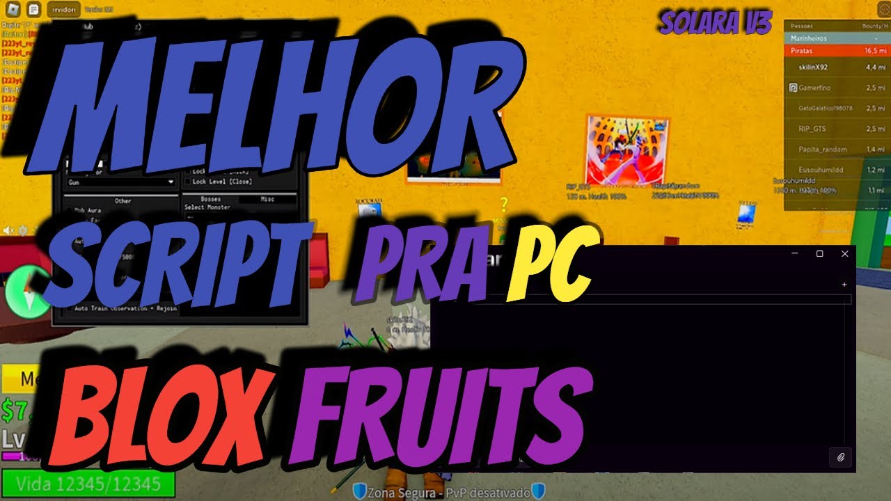 SOLARA V4 ATUALIZADO ROBLOX WEB (EXECUTOR) E SCRIPT BLOX FRUITS # ...