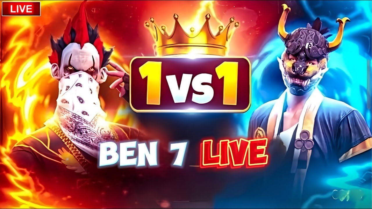 1 VS 1 CUSTOM MATCH😎 LIVE🛑 BEN 7 #Nonstopff #Classyff #Ben7 - YouTube