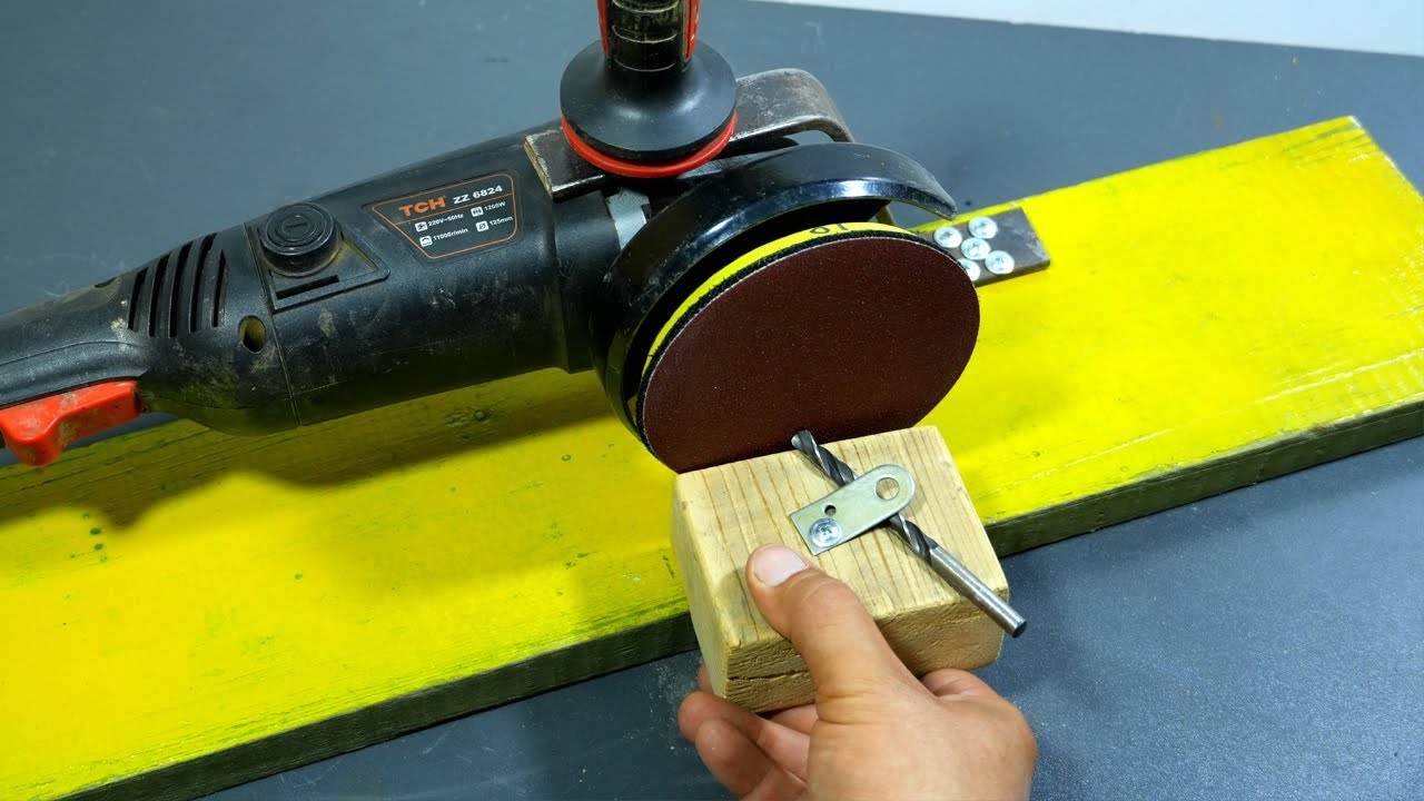 Sharpen a DRILL in 20 seconds. With this idea you will become a level ...