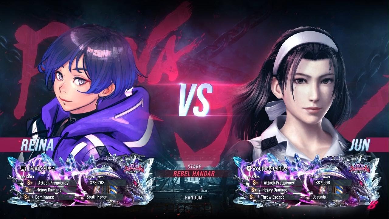 TEKKEN 8 relhiya (Jun) VS GoD Reina Player - YouTube