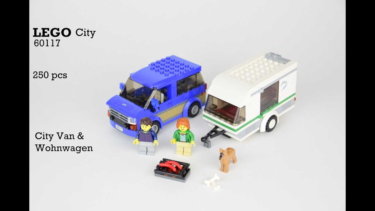 Lego 60117 City Van & Wohnwagen Speed Build - YouTube