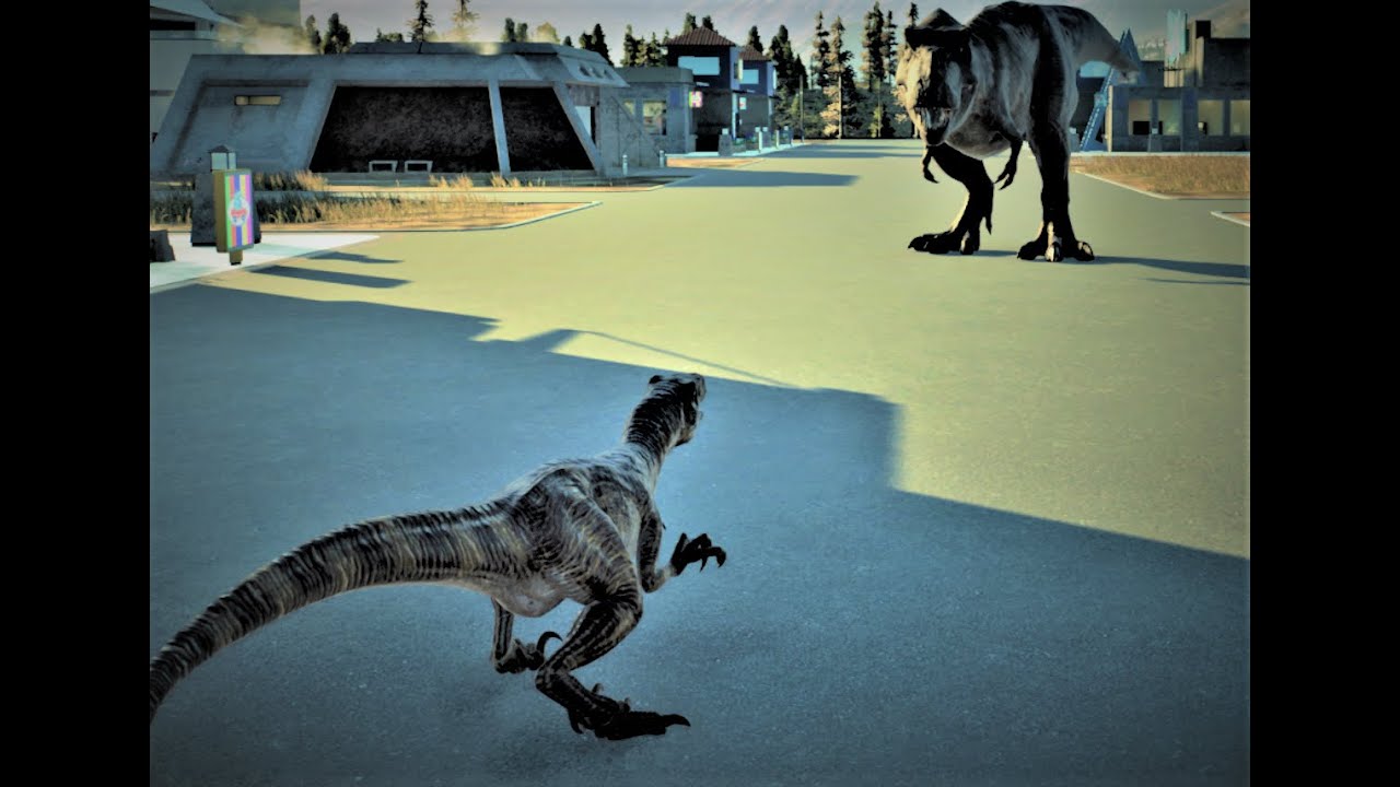 Raptors vs T-Rex - YouTube