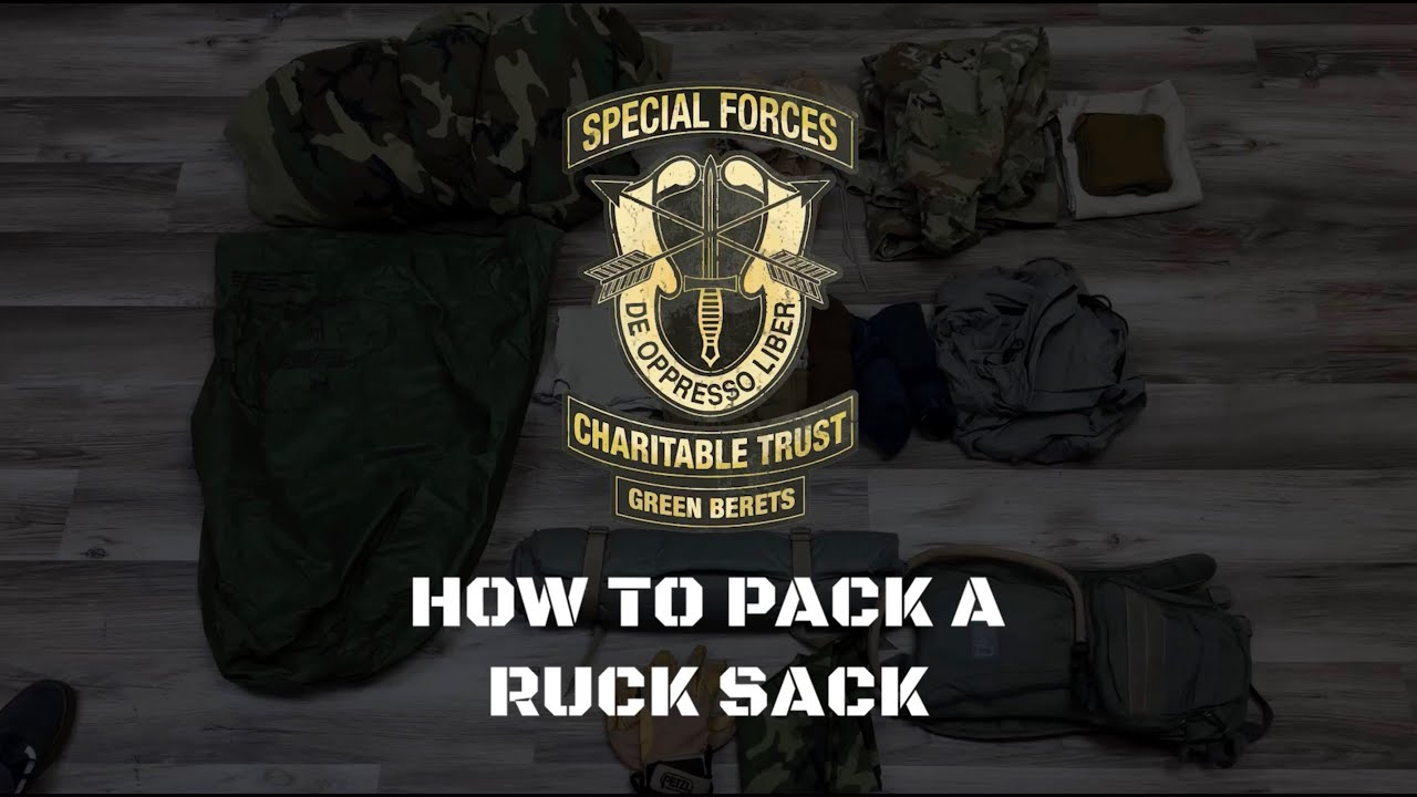 Ruck UP for the Regiment | How to pack a ruck sack! - YouTube
