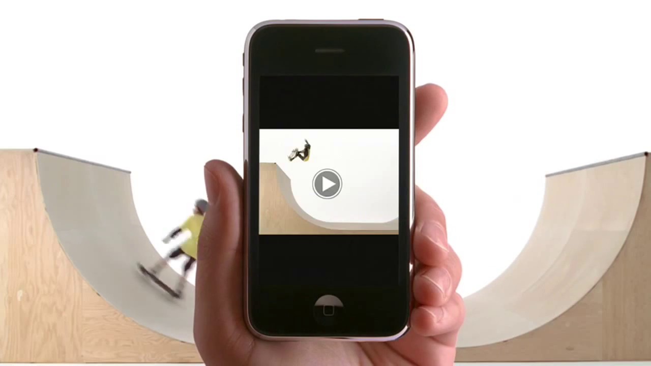 iPhone 3GS "Skateboard" Commercial - YouTube