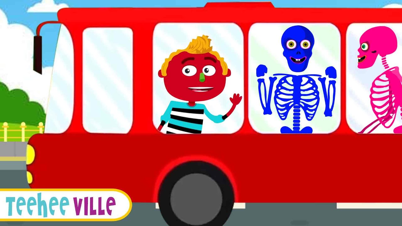 Roues sur le bus | Wheels On The Bus By TeeHee Ville | Comptines pour ...