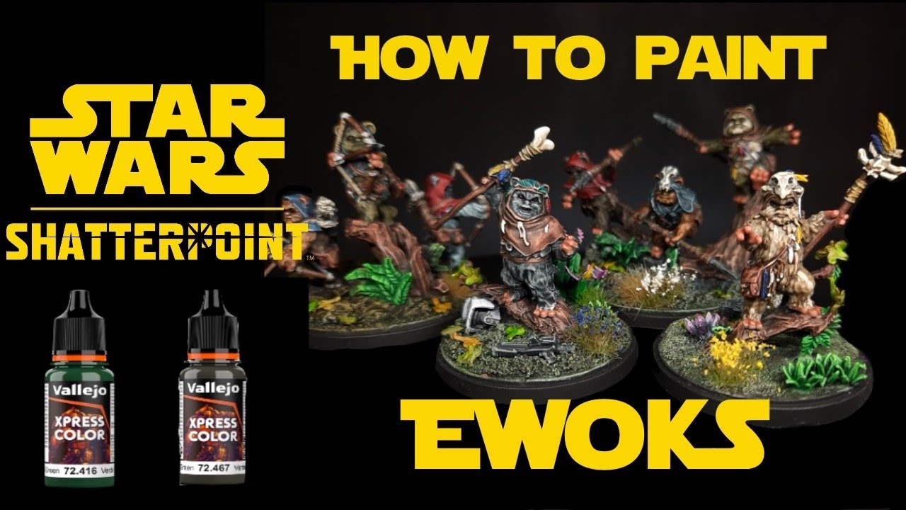 This painting guide will save you time! Painting realistic Ewoks from ...