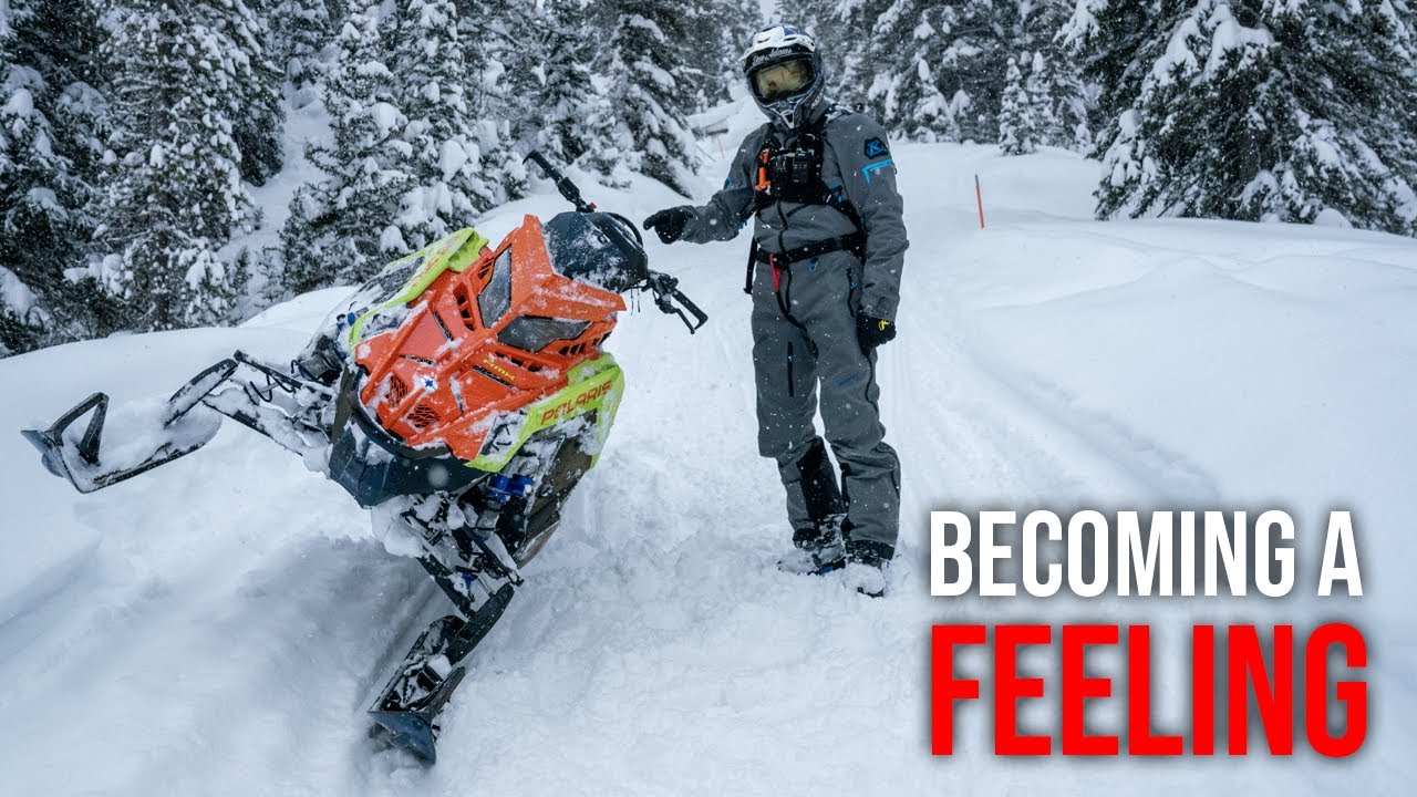 Snowmobiling becoming a FEELING - YouTube