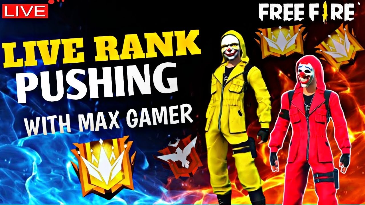 🔴[ Live ] MAXX FREE FIRE LIVE || CS RANK PUSH WITH GRANDMASTER PLAYERS ...
