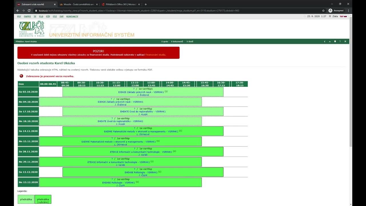 01 CZU První kroky v UIS - YouTube