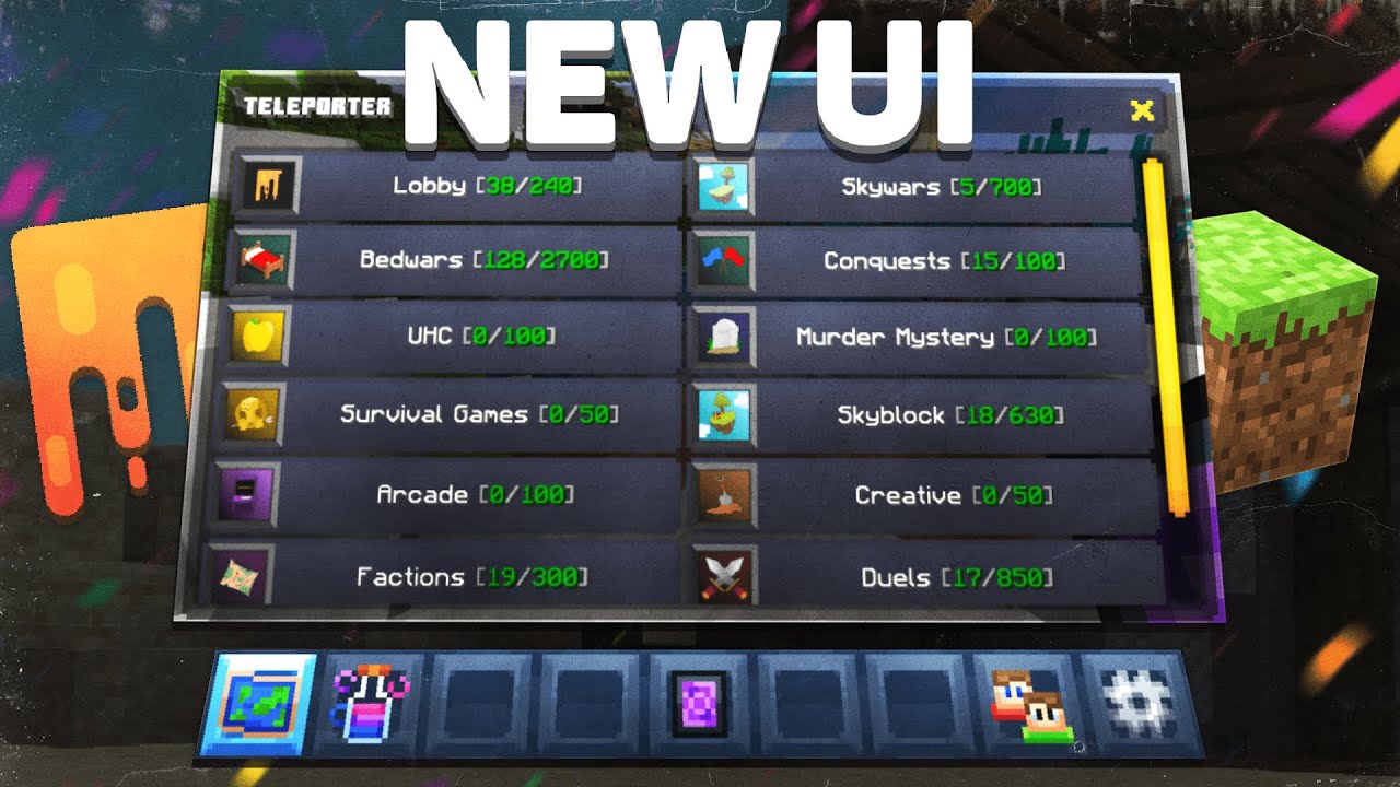 NetherGames New UI Update - YouTube