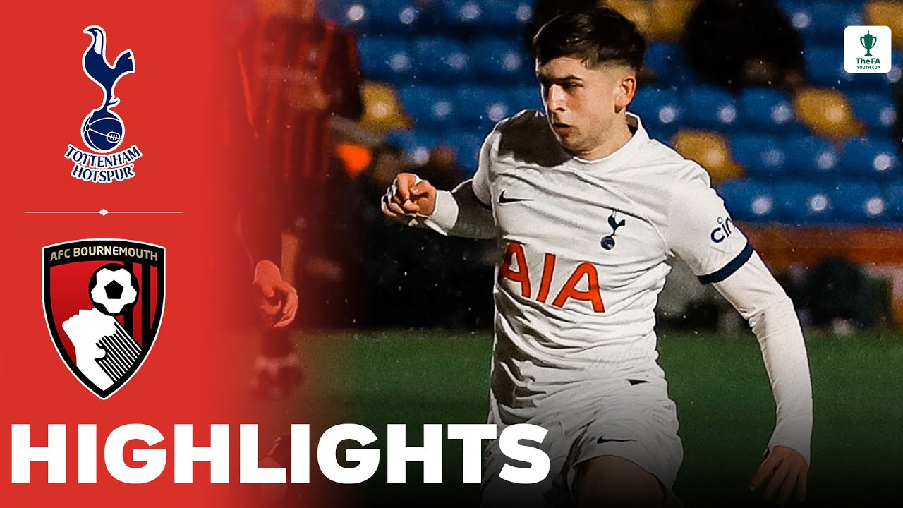 Tottenham vs Bournemouth | Highlights | U18 FA Youth Cup 06-02-2024 ...