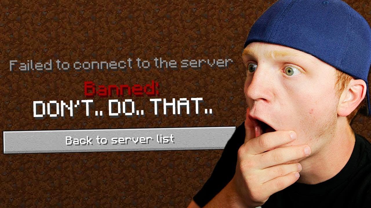 MINECRAFT TROLLING IS BANNED! - YouTube