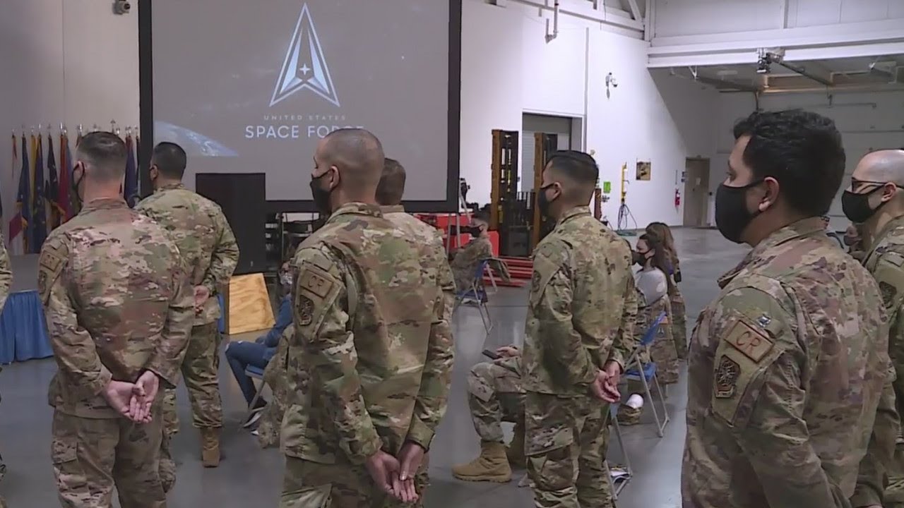 Travis Airmen Join U.S. Space Force - YouTube