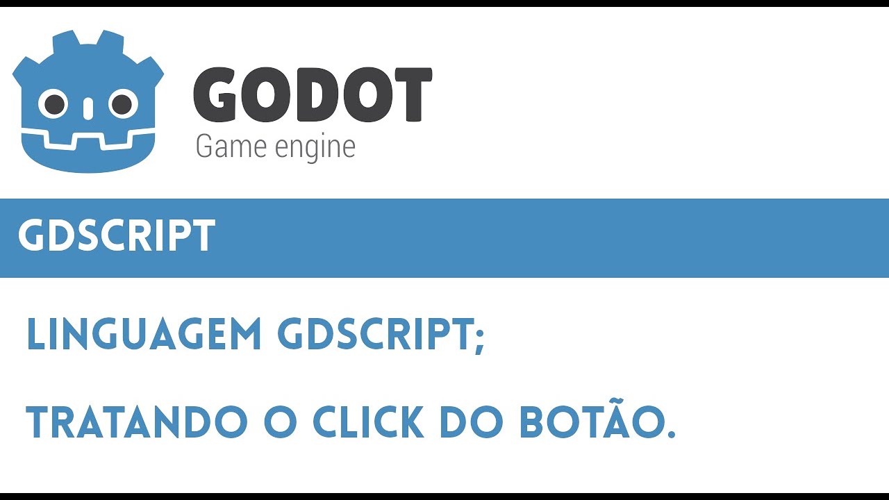 GODOT | 02 Linguagem GDSCRIPT - YouTube