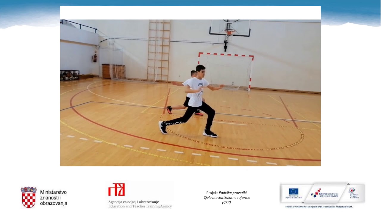 TZK 5. r. OŠ - Skok u vis iz kosog zaleta. Skokovi na jednoj nozi preko ...