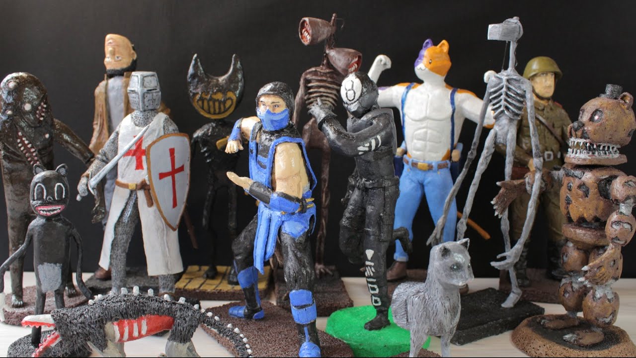 3D PEN/My collection of figurines made by 3D pen/ DIY - YouTube