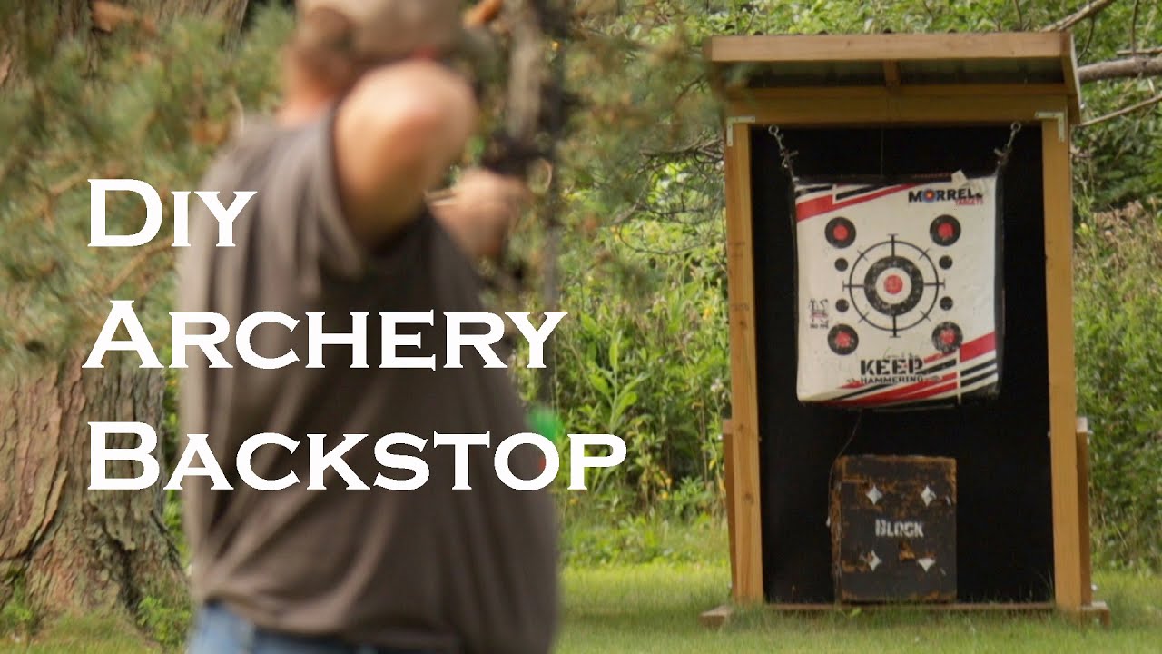DIY Archery Backstop - YouTube