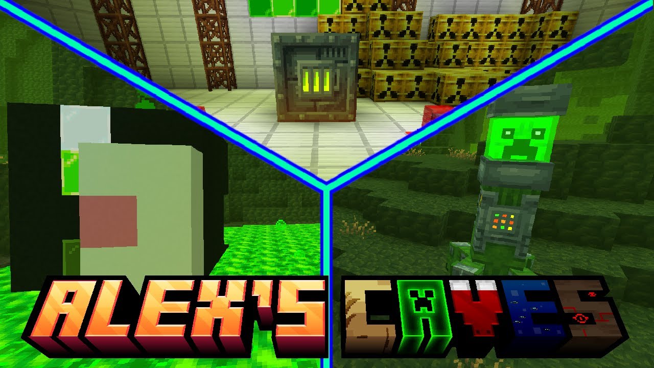 ☢⚠cueva Radiactiva Toxic Cave Alex´s Caves ⚠☢ Forge Mod Review 1201 Youtube