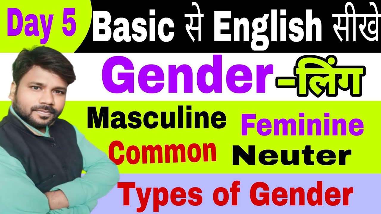Gender in English grammar|Gender in English|Types of Gender - Masculine ...