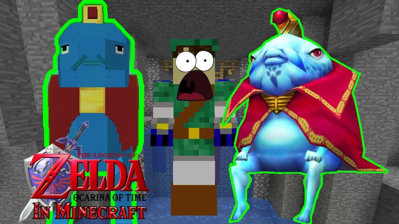 Loz Oot Map Making -King Zora in Minecraft! - YouTube