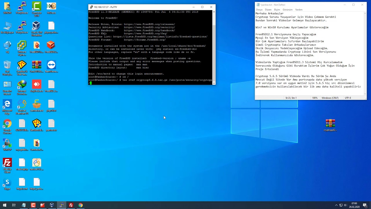 Cryptopp Build Yapılandırma - YouTube