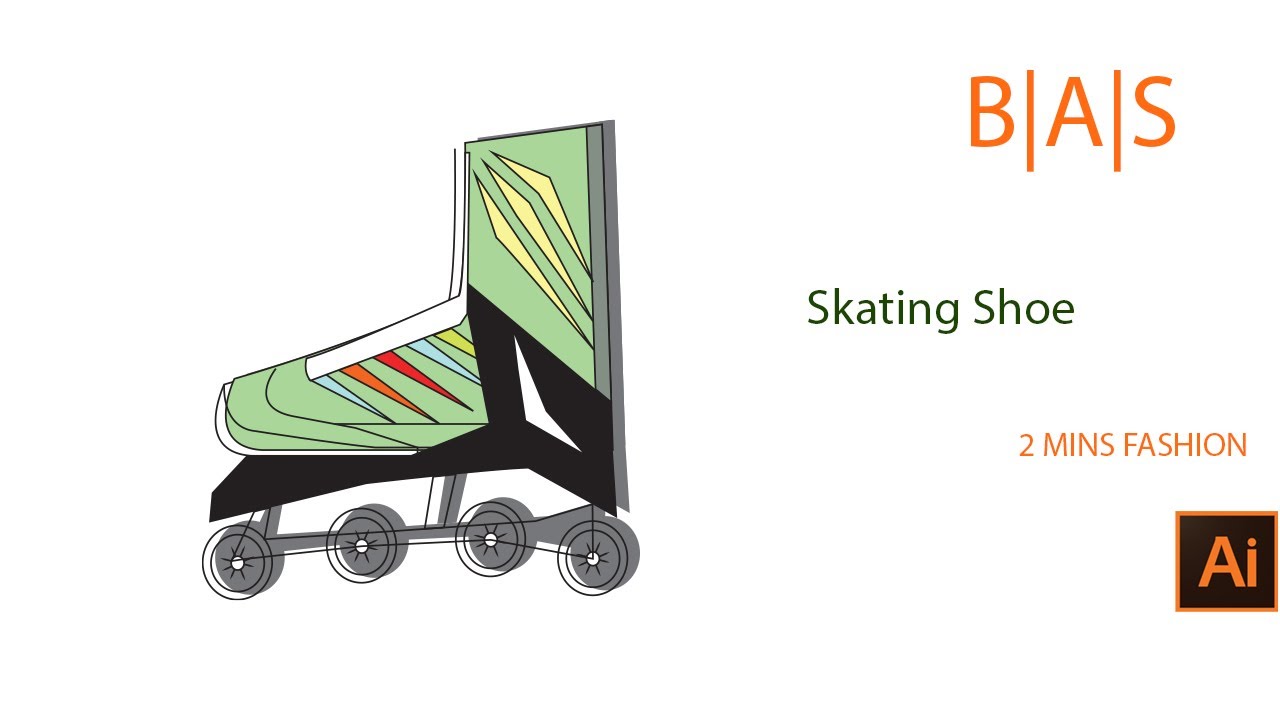 How to create Skating shoe in Illustrator | Illustrator Tutorials ...