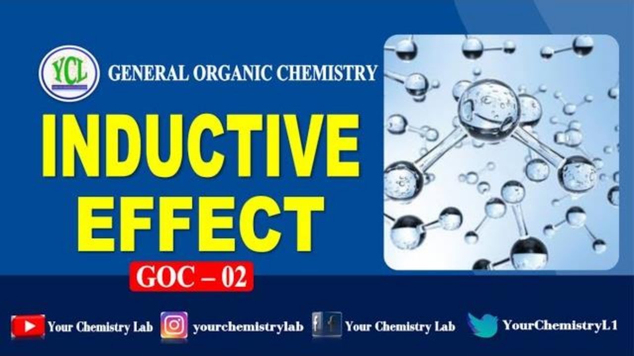 Inductive Effect I General Organic Chemistry I Goc 02 - YouTube