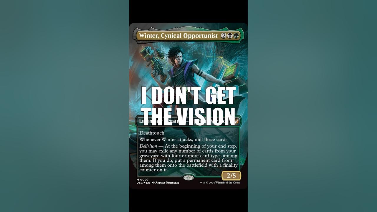[DSC] Winter, Cynical Opportunist #mtg #magicthegathering #edh #mtgcommander #mtgarena # ...