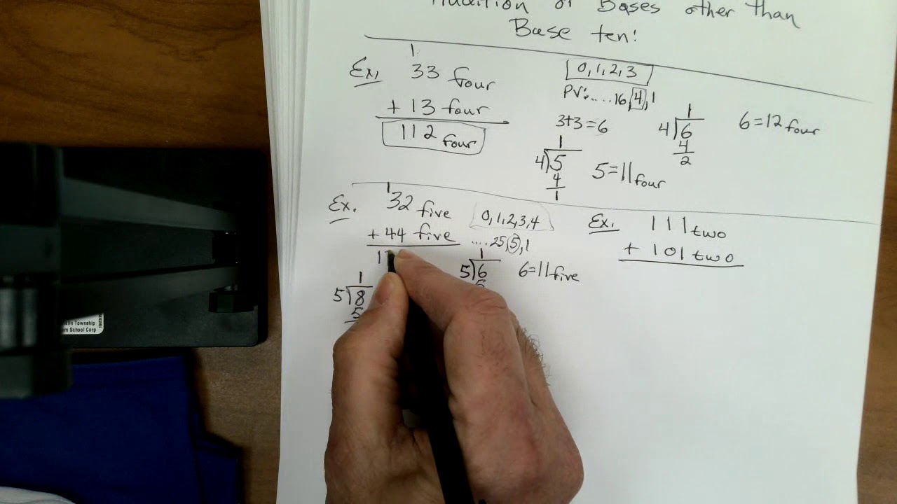operations with different bases 1 - YouTube