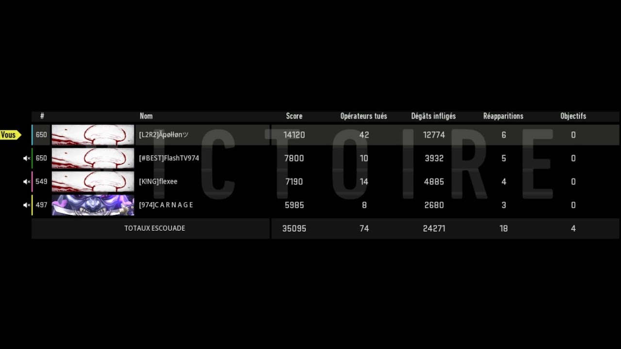 RECORD KILLS 974/ZA EN QUATUOR(42KILLS) - YouTube