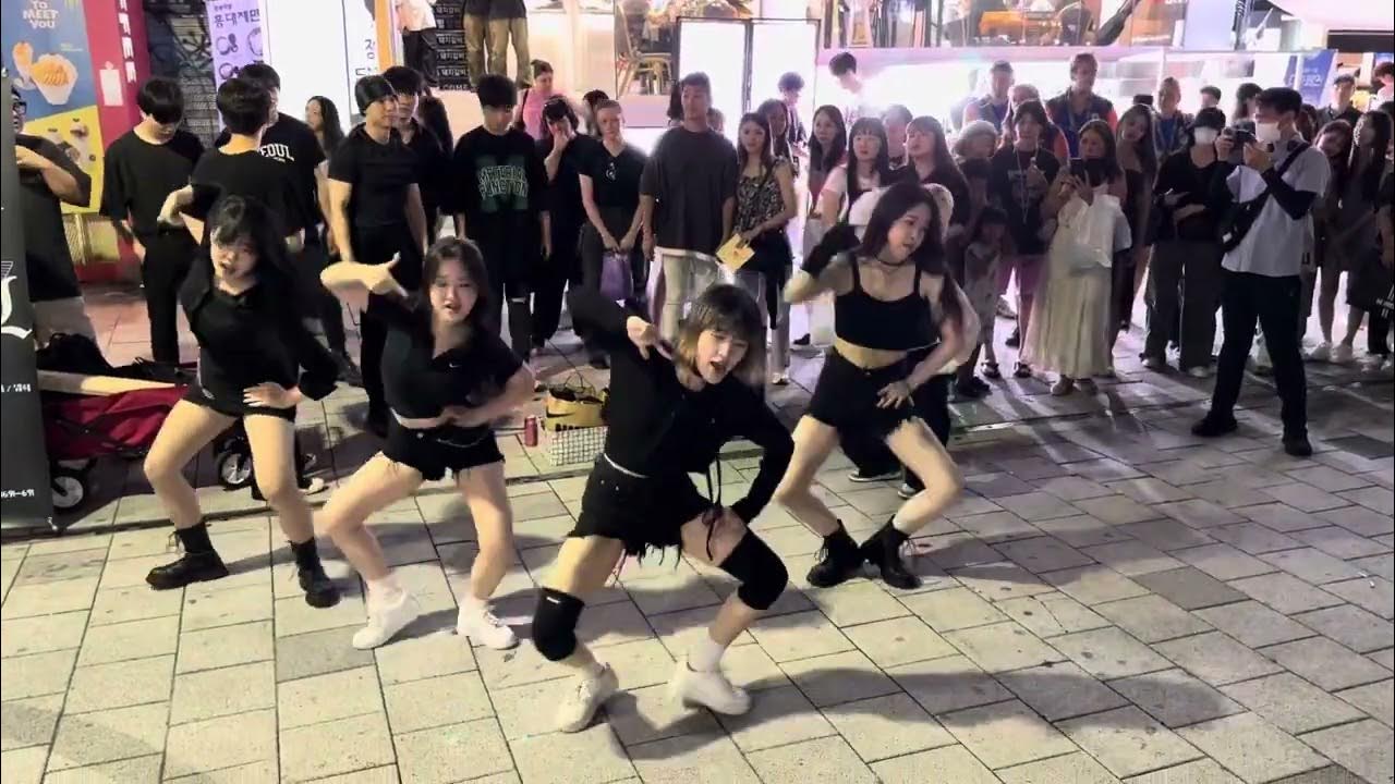 HONGDAE K-POP BUSKING - [4minute] Crazy - YouTube