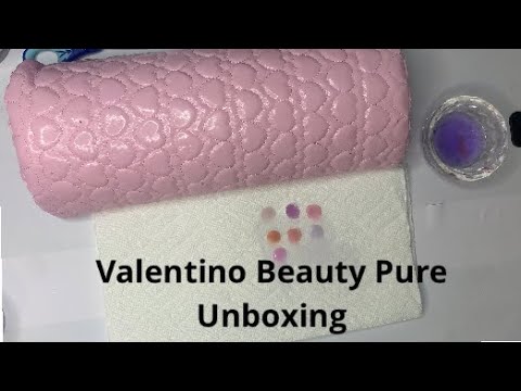 Unboxing Valentino beauty pure acrylic powders | Swatch video - YouTube