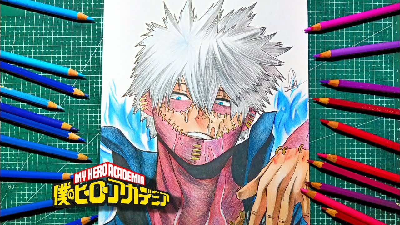 Drawing Dabi as Todoroki Touya [Boku no Hero Academia] - YouTube